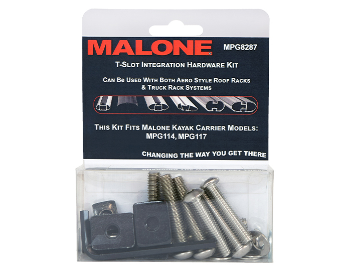 Malone T-Slot Adapter Mounting Kit for Aero Style Crossbars