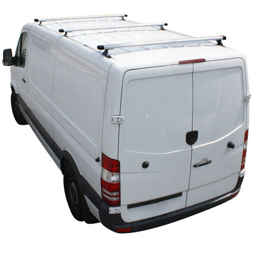 Vantech Sprinter High Roof 2007 w/Tracks - 3 Bar Aluminum Ladder Racks ...