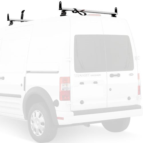 Vantech Ford Transit Connect 2008-2013 - 2 Bar Aluminum Ladder Rack w ...